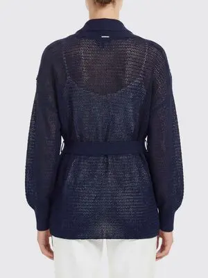 TWINSET Cotton Blend Cardigan - Blue