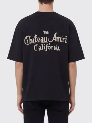 Amiri Cotton T-shirt With Logo - Black