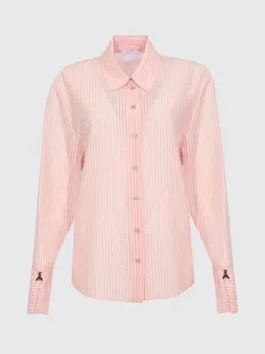Patrizia Pepe Striped Lyocell Shirt - Pink