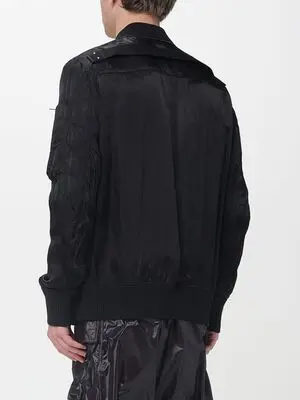 Rick Owens Cupro And Virgin Wool Bomber Jacket - Black