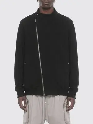Rick Owens Asymmetrical Zip Up Sweatshirt