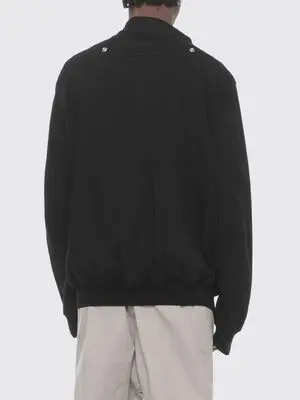 Rick Owens Asymmetrical Zip Up Sweatshirt