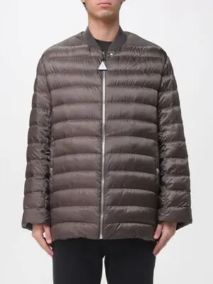 RICK OWENS + MONCLER Hooded Down Jacket - Brown