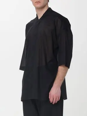 Rick Owens Jumbo Faun Cotton Shirt - Black