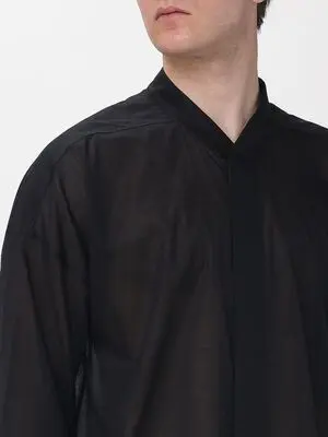 Rick Owens Jumbo Faun Cotton Shirt - Black