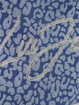 Liu Jo Animal Print Cotton Tote Bag - Denim