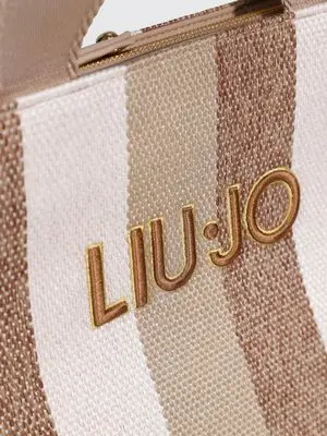 Liu Jo Striped Canvas Tote Bag - Multicolor