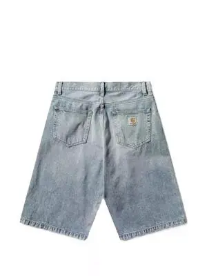 Carhartt Work In Progress Heavy Bleached Shorts - Blue