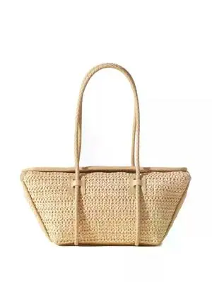 Hereu Forna Raffia Tote Bag - Neutrals
