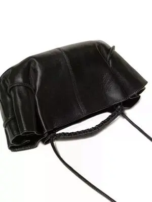 Hereu Mini Arta Braided Crossbody Bag - Black