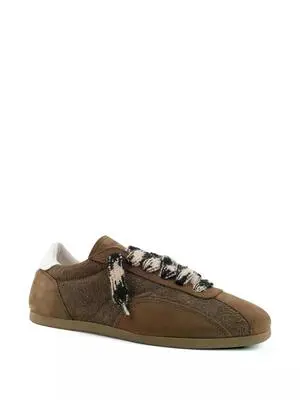 REPRESENT Low-pro Nubuck Patterned-laces Sneakers - Brown