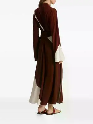 Alberta Ferretti V-neck Maxi Dress
