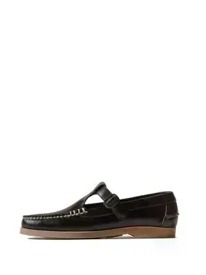Hereu Alber T-bar Loafers - Black