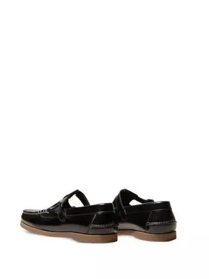 Hereu Alber T-bar Loafers - Black