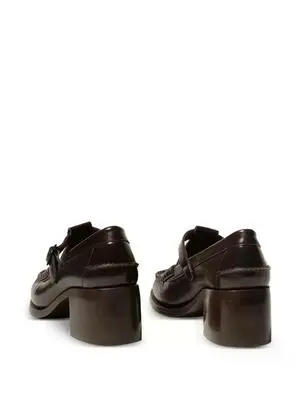 Hereu Alber T-bar Loafers - Brown