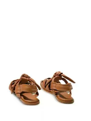 Hereu T-bar Sandals - Brown