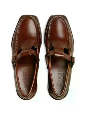 Hereu Alber T-bar Pumps - Brown