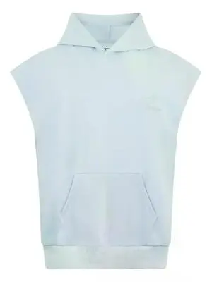 PLEIN SPORT Sleeveless Hoodie - Blue