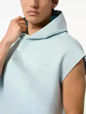 PLEIN SPORT Sleeveless Hoodie - Blue
