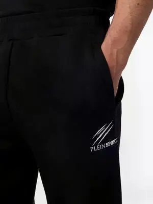 PLEIN SPORT Logo-detail Track Pants - Black