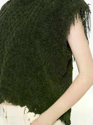 R13 Cable Knit Vest
