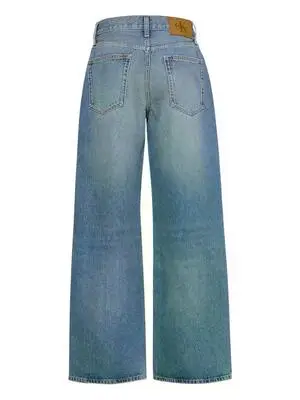 Calvin Klein Logo-patch Jeans - Blue