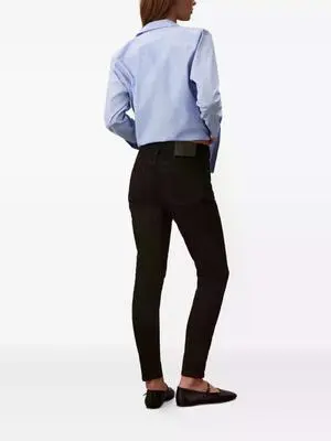 Calvin Klein Logo-patch Jeans - Black