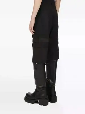 Rick Owens Geth Belted Cargo Shorts - Black