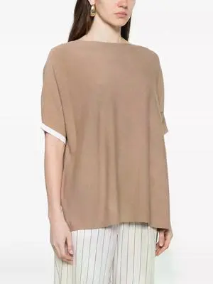 INTRECCI Cuffed T-shirt