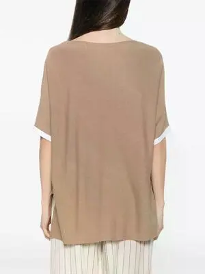 INTRECCI Cuffed T-shirt