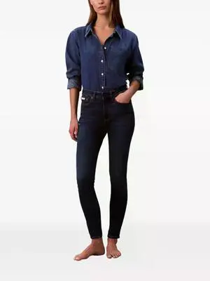 Calvin Klein Logo-patch Skinny Jeans