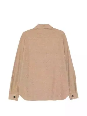 Harris Wharf London Pocket Shirt Jacket - Neutrals