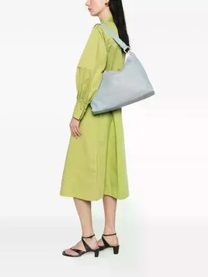 CROMIA Leather Tote Bag - Blue