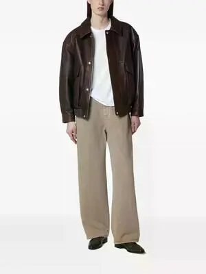 DUNST Wide-leg Jeans - Neutrals