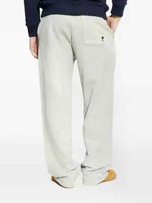 AMI Paris Drawstring-fastening Track Pants - Grey