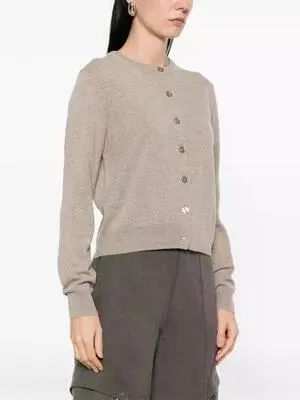 Max Mara Crew-neck Cardigan - Neutrals
