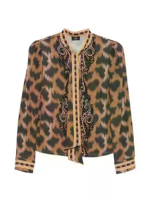 Etro Animal-pattern Blouse