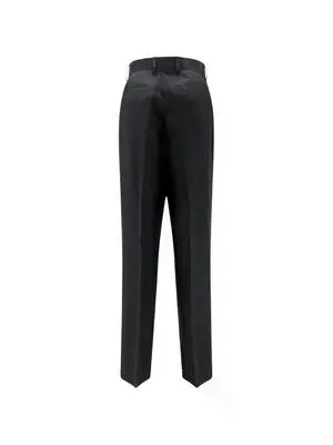 LANEUS Button Trousers - Black