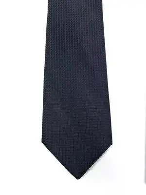 Emporio Armani Textured Necktie - Blue