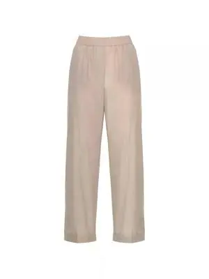 Peserico Elasticated-waist Cropped Trousers