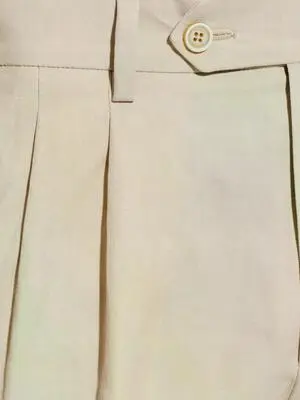 Eleventy Pleated Trousers - Neutrals