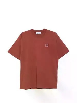 Stone Island Compass-patch T-shirt - Orange