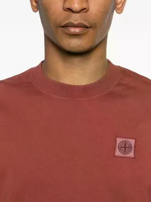 Stone Island Compass-patch T-shirt - Orange