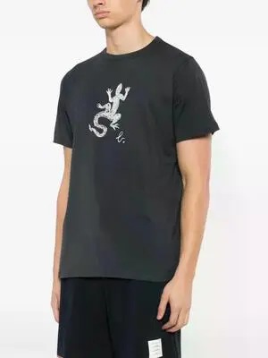 AGNES B. Graphic-print Round Neck T-shirt - Grey