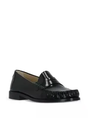 STUART WEITZMAN Lottie Penny Loafers - Black