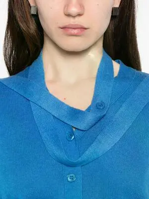 LA PISCINE Buttoned Cardigan
