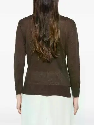 Majestic Filatures Collared V-neck Sweater