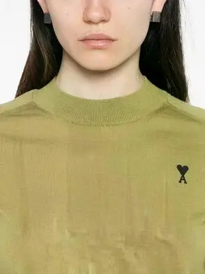 Ami Appliqué Sweater - Green