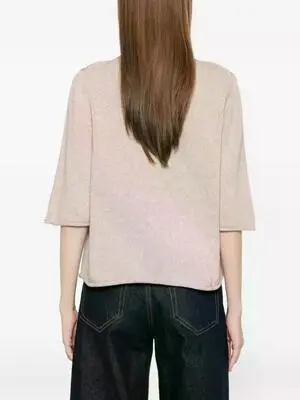 ALLUDE Boat Neck Top