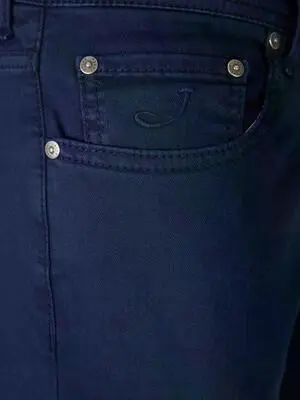Jacob Cohen Logo-patch Jeans - Blue